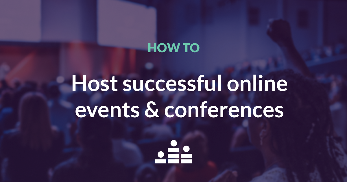 How to host successful online events & conferences - crowdcast
