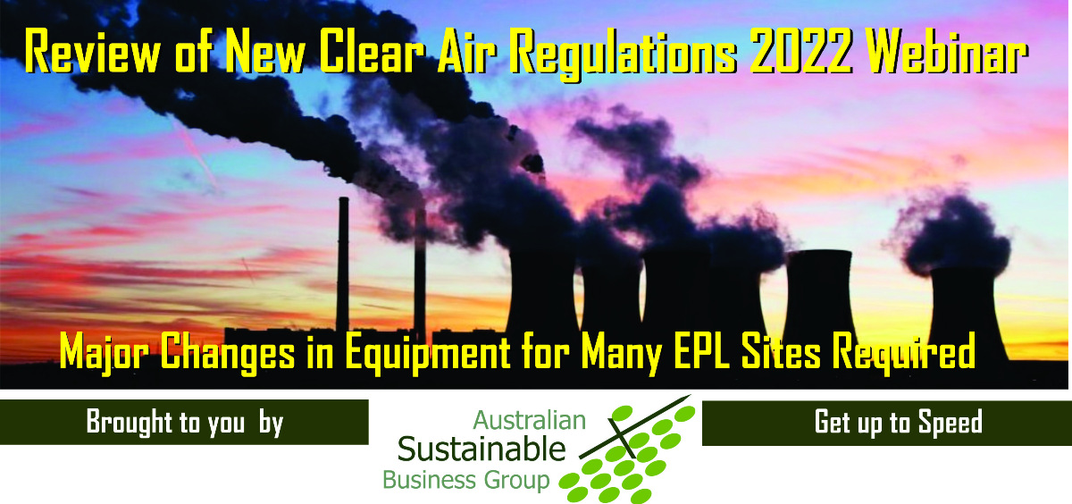 Review of NSW's Clean Air Regulation 2022 - Webinar - 16 February 2023 ...