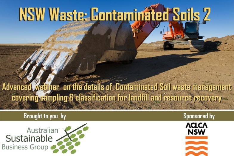 NSW Waste: Contaminated Soils 2 - Sampling etc - crowdcast