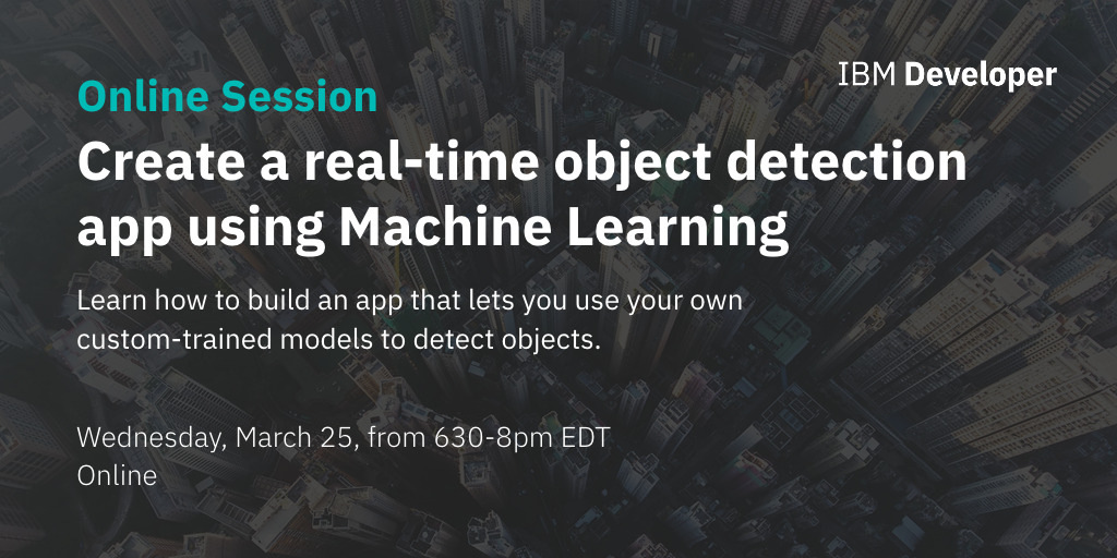 Create a real-time object detection app using Machine Learning - crowdcast