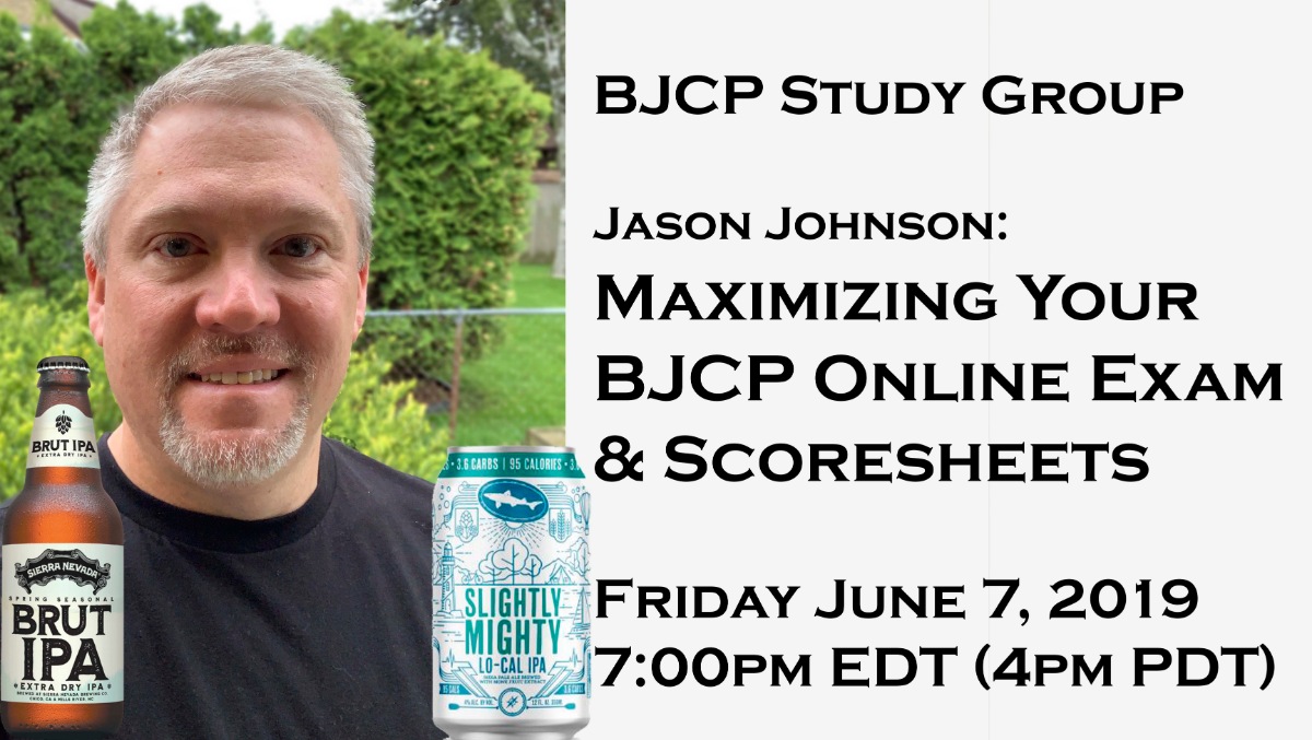 Jason Johnson - Maximizing Your BJCP Online Exam Scoresheets - crowdcast