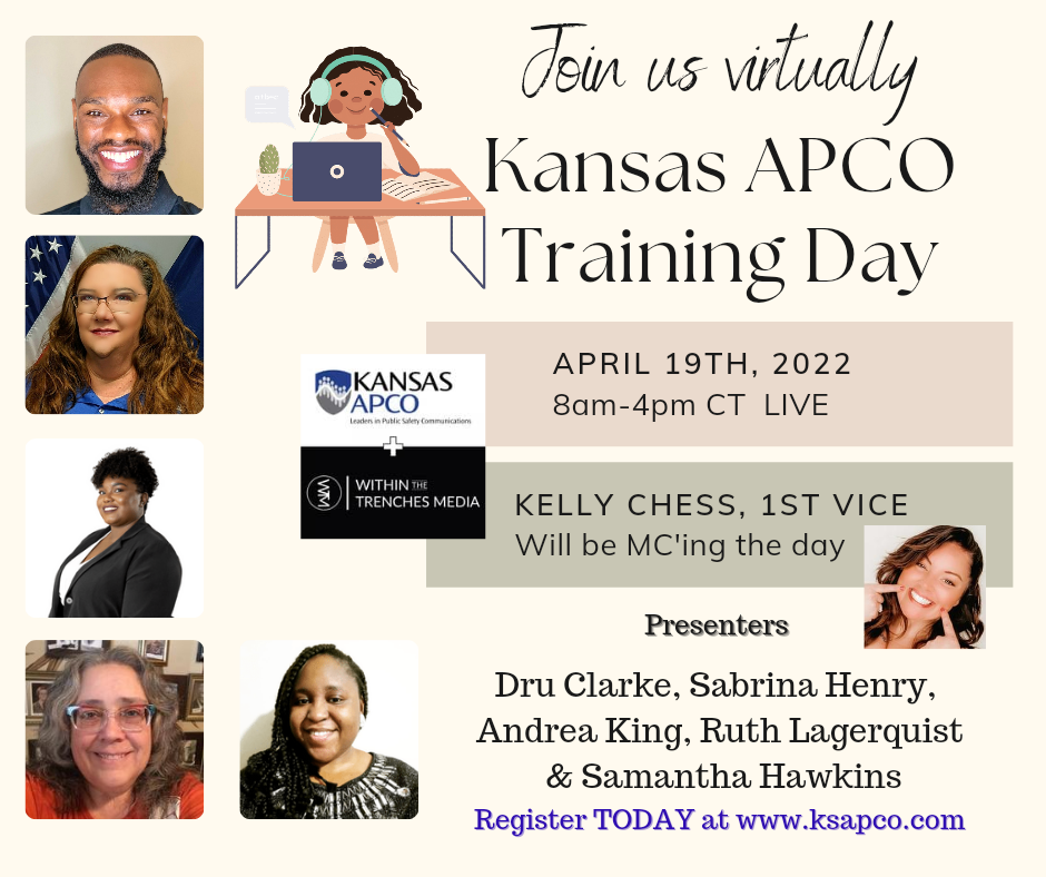Kansas APCO Training Day (April '22) - crowdcast