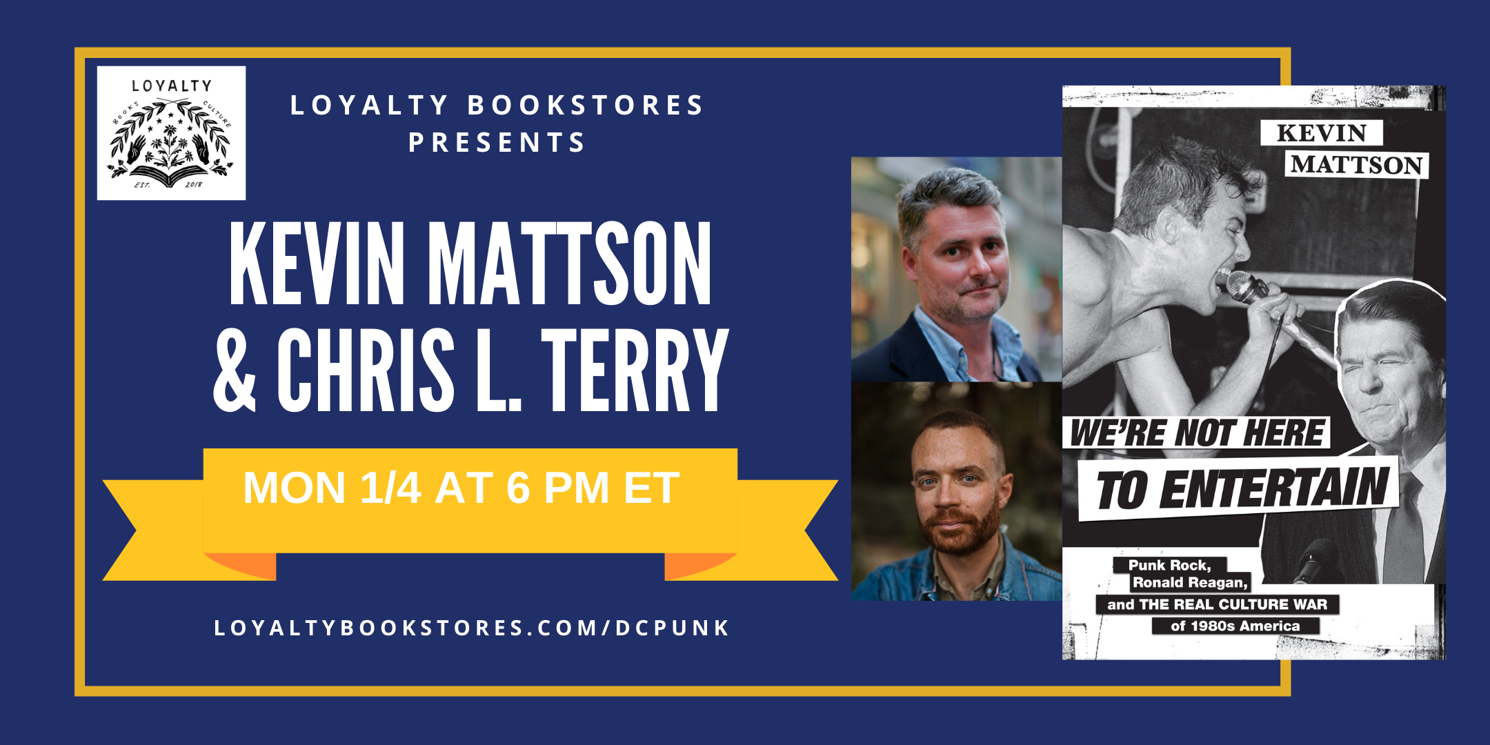 Kevin Mattson & Chris L. Terry for WE'RE NOT HERE TO ENTERTAIN - crowdcast