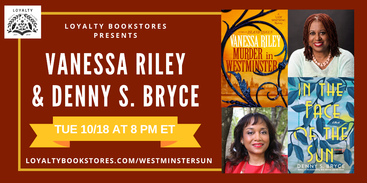 Vanessa Riley and Denny S. Bryce for MURDER IN WESTMINSTER and IN THE ...
