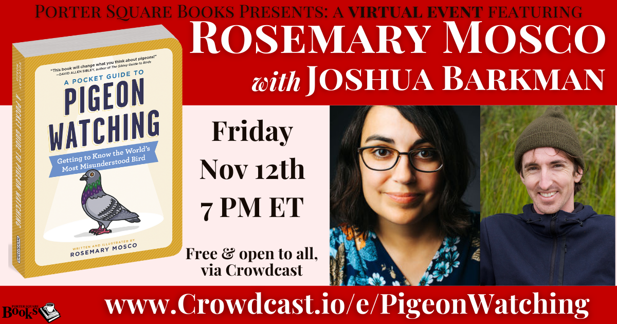 Rosemary Mosco , A Pocket Guide to Pigeon Watching - crowdcast