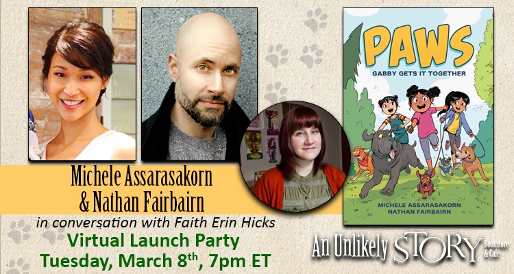 Michele Assarasakorn & Nathan Fairbairn with Faith Erin Hicks - crowdcast