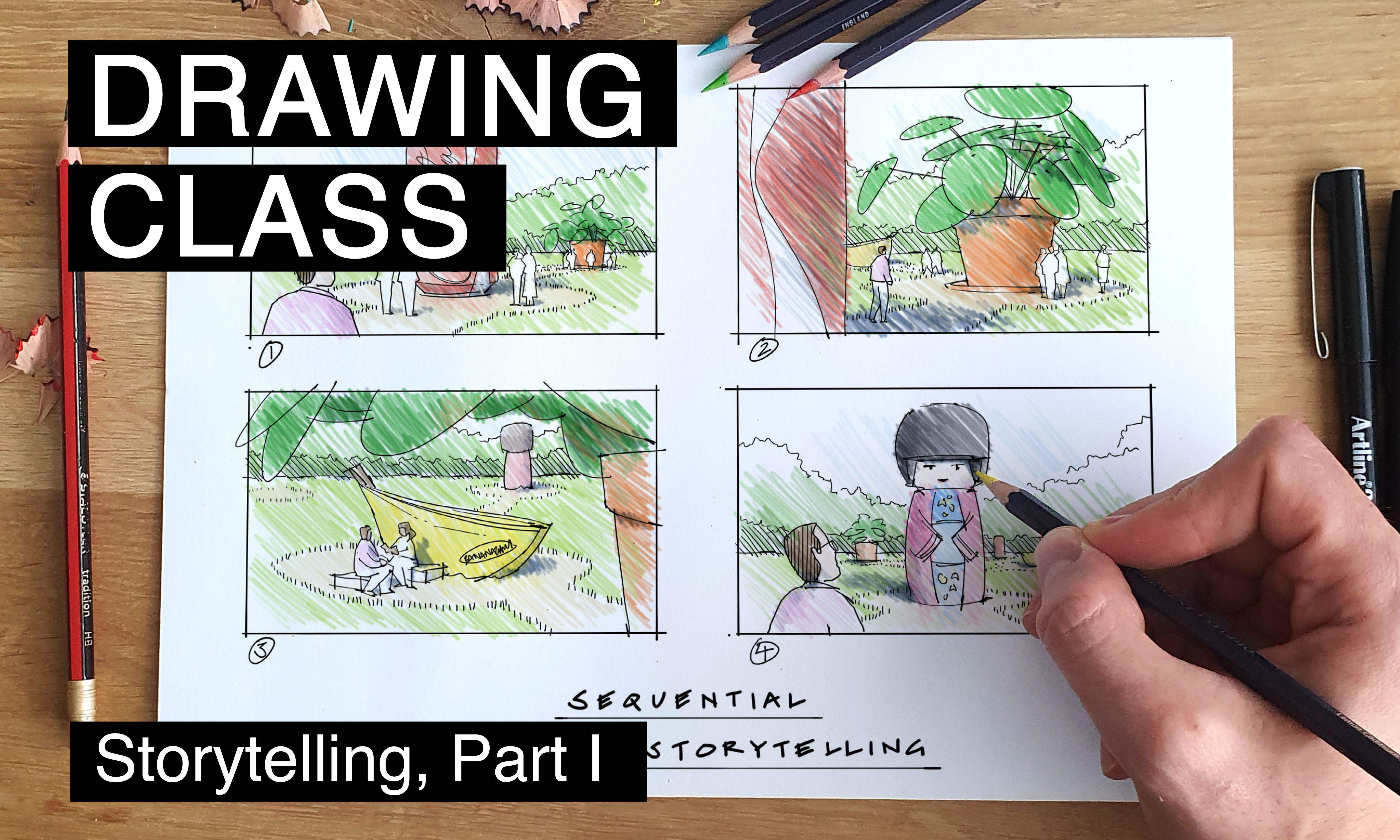 Drawing Class: Storytelling, Part I - crowdcast