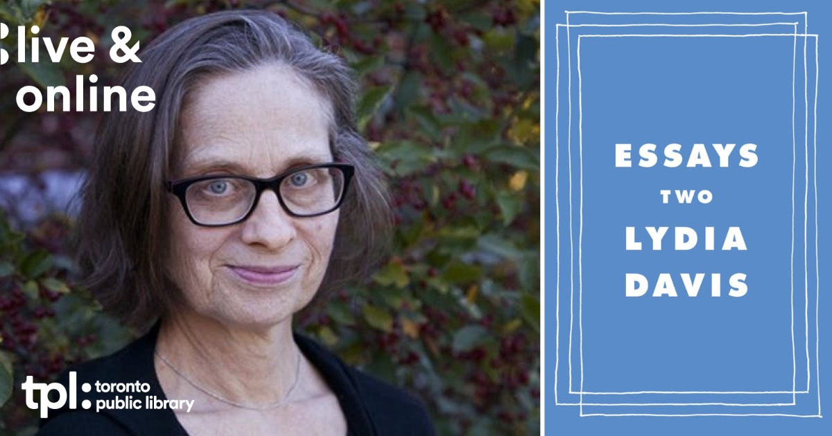 Lydia Davis: Proust, Arles and Madame Bovary - crowdcast