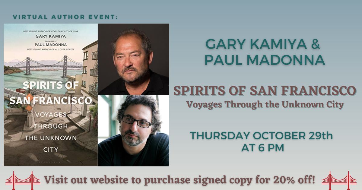 Gary Kamiya & Paul Madonna - Spirits of San Francisco - crowdcast