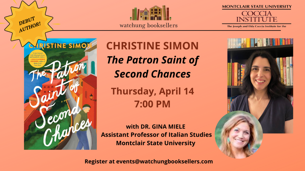 Christine Simon, "The Patron Saint of Second Chances" with Gina Miele ...