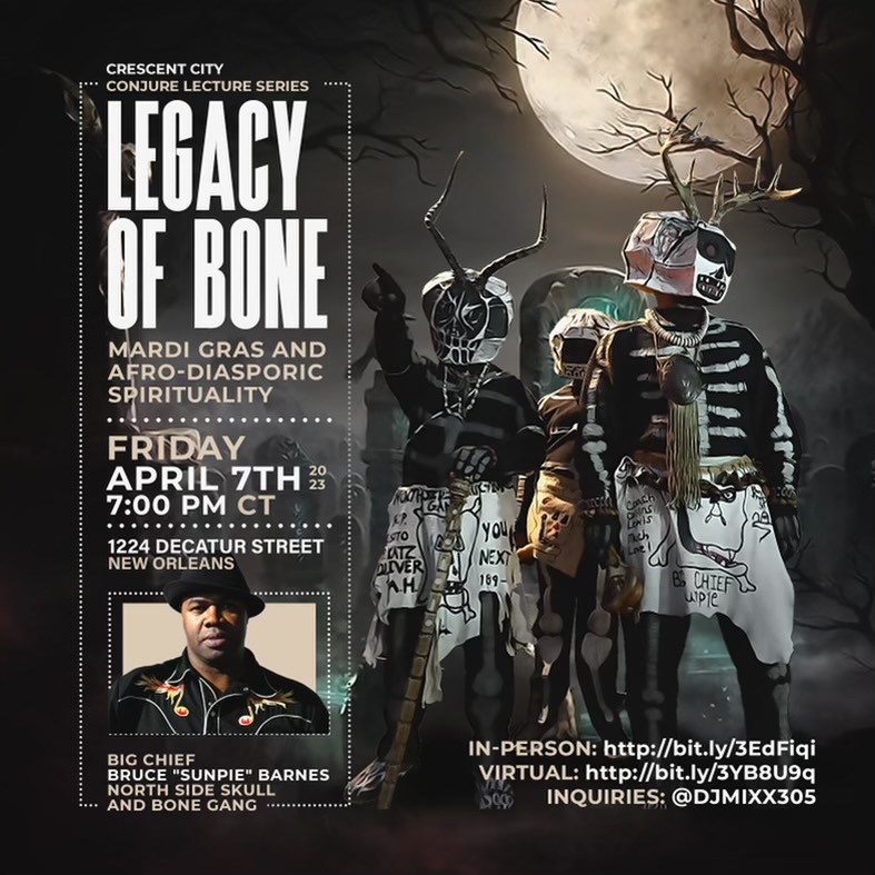 Legacy of Bone: Mardi Gras and Afro-Diaspooric - crowdcast