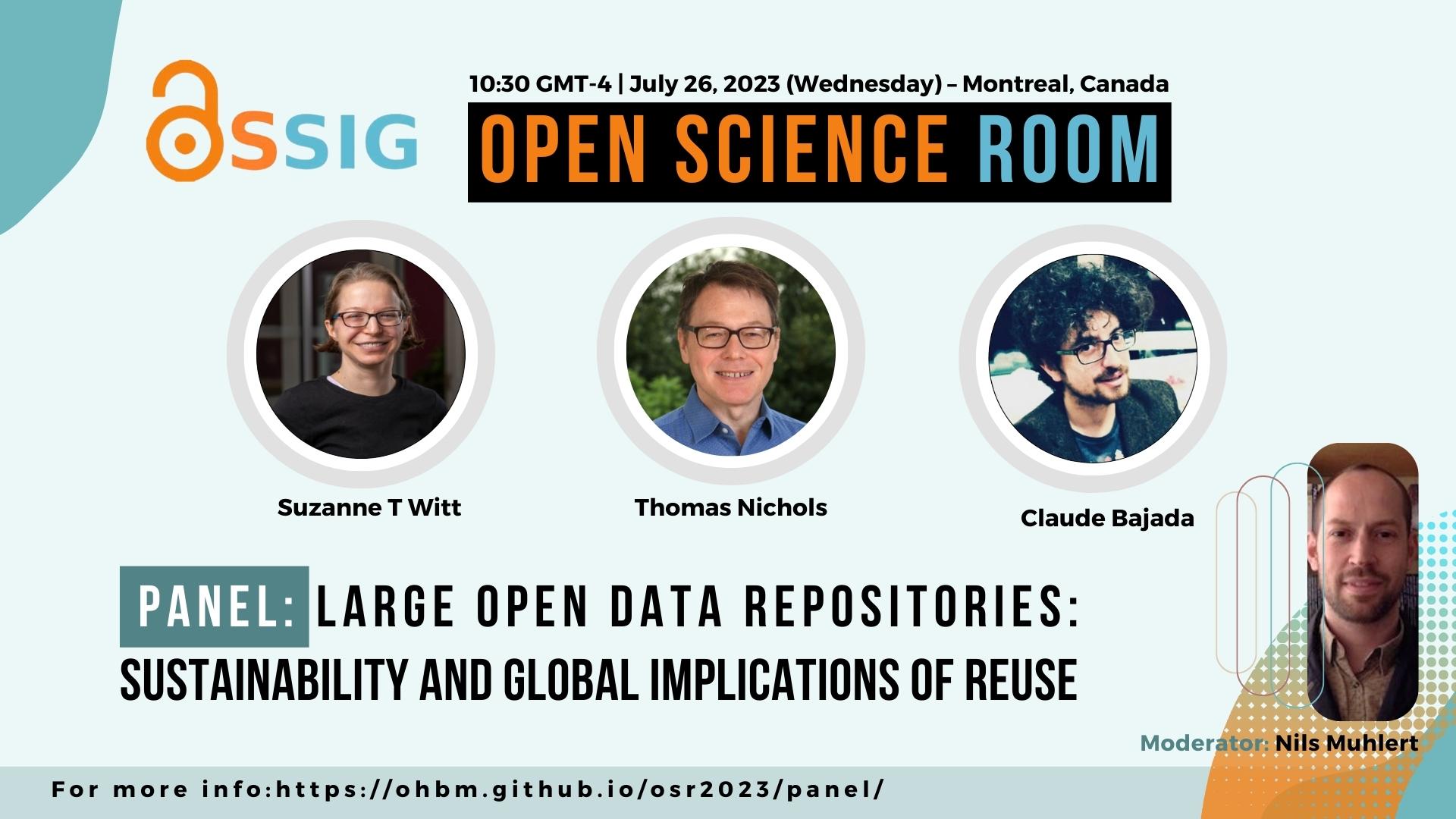 OSR 2023 | Panel 5: Large open data repositories: sustainability and ...