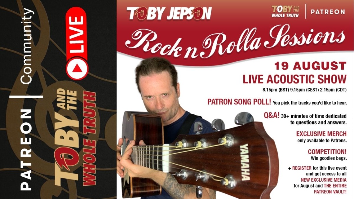 Toby Jepson Live Acoustic Set - crowdcast Toby Jepson Live Acoustic Set - crowdcast