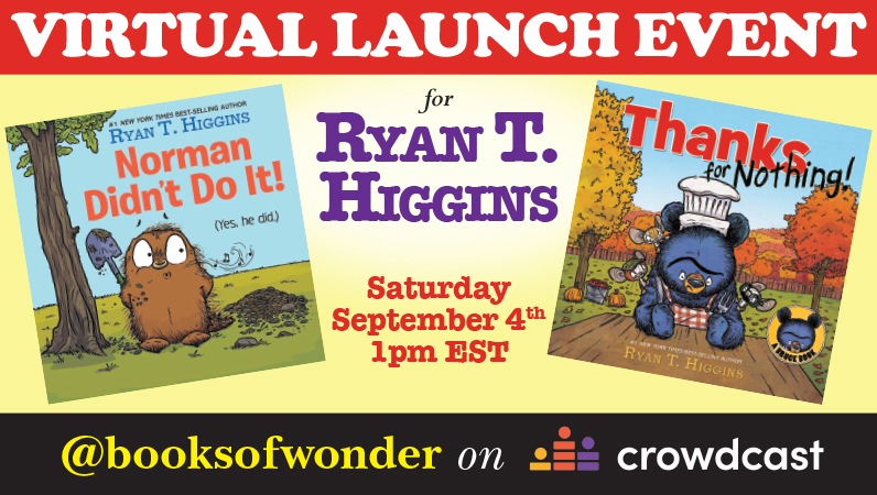 NORMAN DIDN'T DO IT and THANKS FOR NOTHING! Launch Event with Ryan T ...