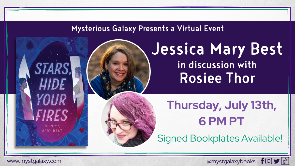 Jessica Mary Best discussing STARS, HIDE YOUR FIRES with Rosiee Thor ...