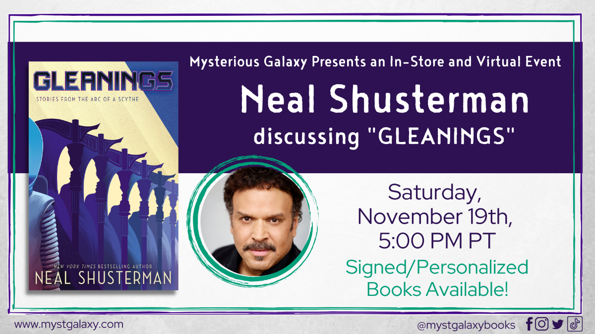 In-Store and Virtual Hybrid Event - Neal Shusterman discusses GLEANINGS ...