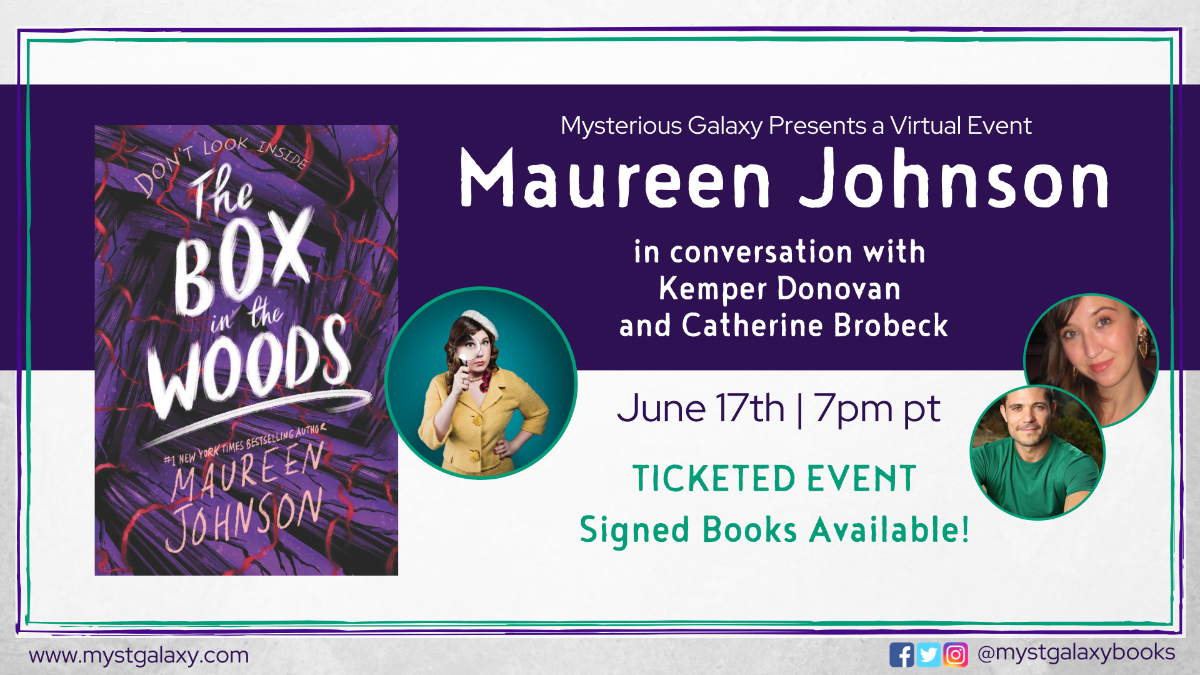 Virtual Event - Maureen Johnson in Conversation with Kemper Donovan and ...