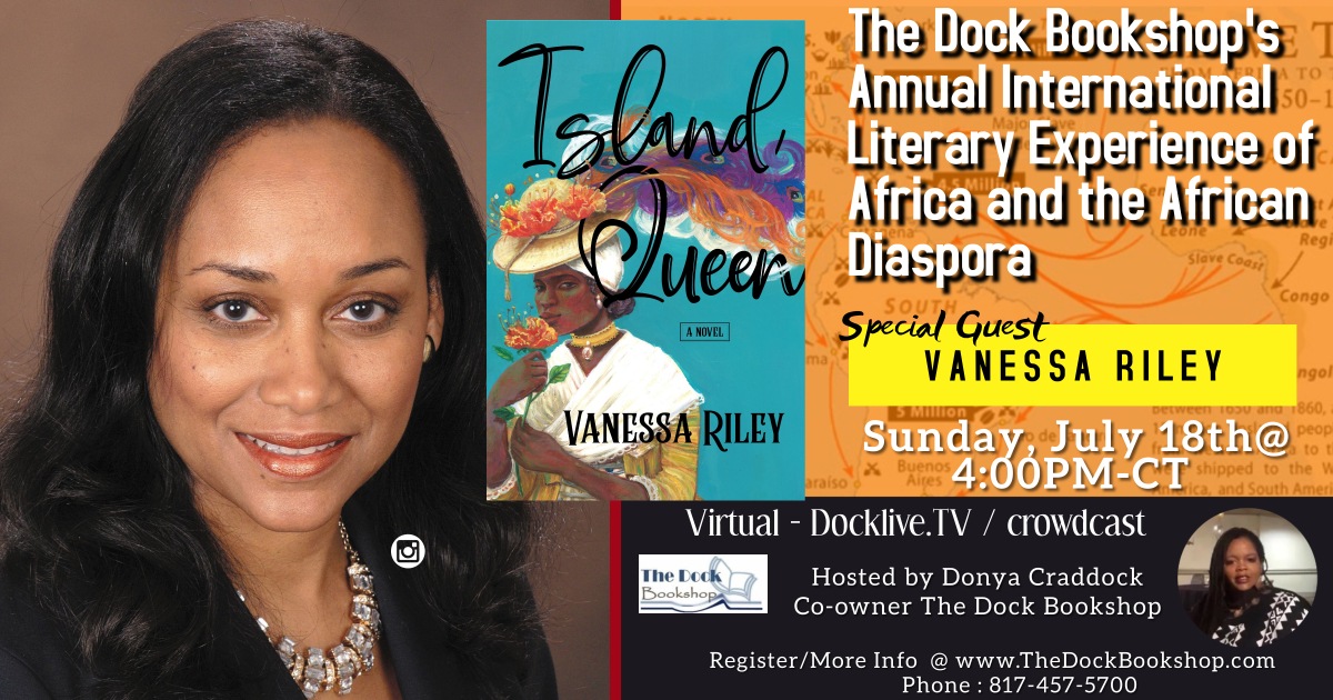 Africa and African Diaspora Literary Series: Author Vanessa Riley ...