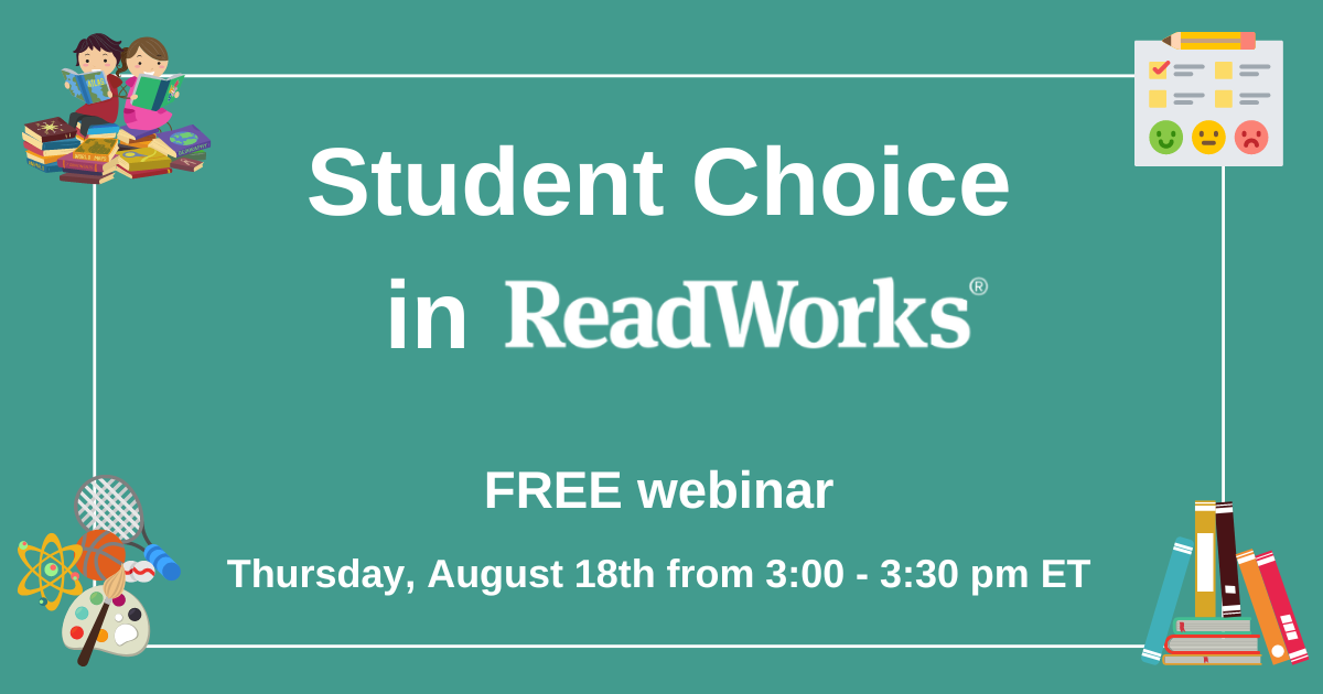 Student Choice in ReadWorks - crowdcast