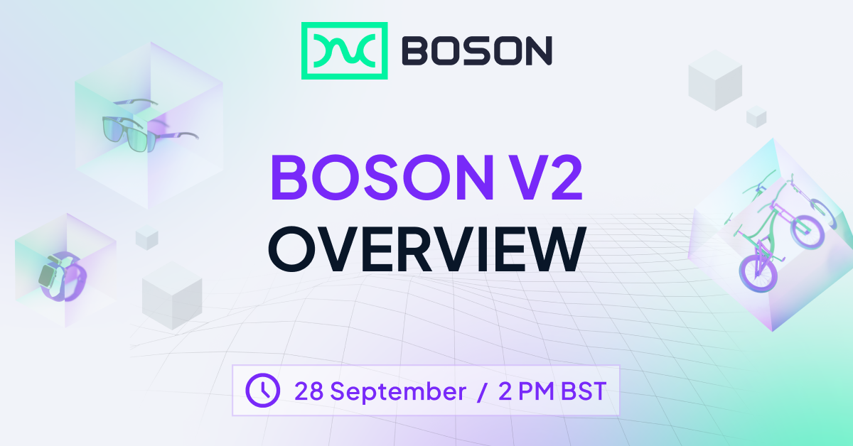 Boson v2 Overview: network demo & preview - crowdcast