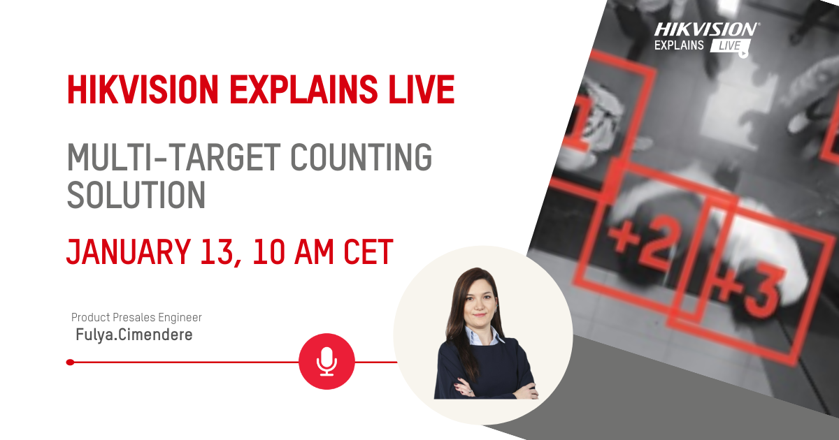 【HIKVISION EXPLAINS LIVE】Multi-target Counting Solution - crowdcast