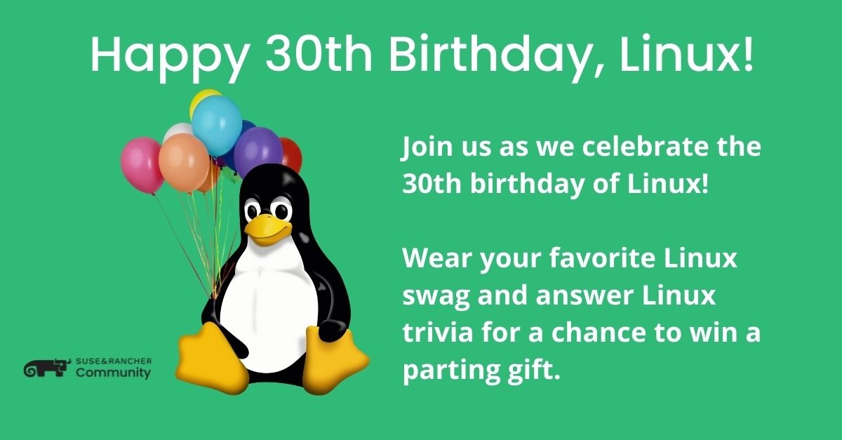 Happy Birthday Linux! - crowdcast