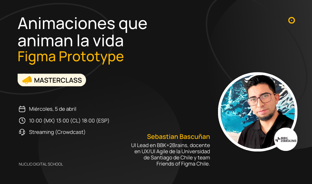 Animaciones que animan la vida / Figma Prototype - crowdcast
