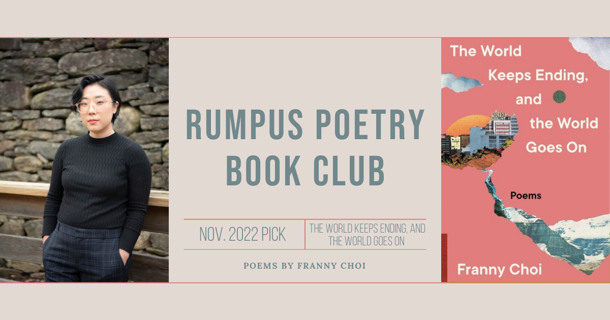November Poetry Book Club presents Franny Choi, author of The World ...
