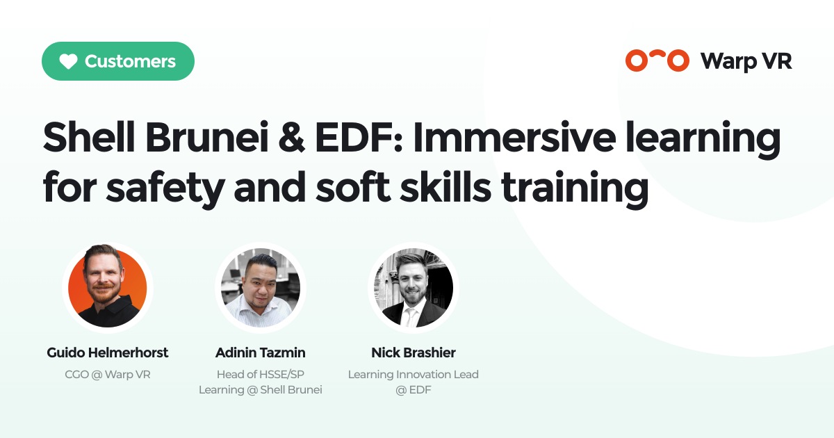 Immersive learning for safety and soft skill training - crowdcast
